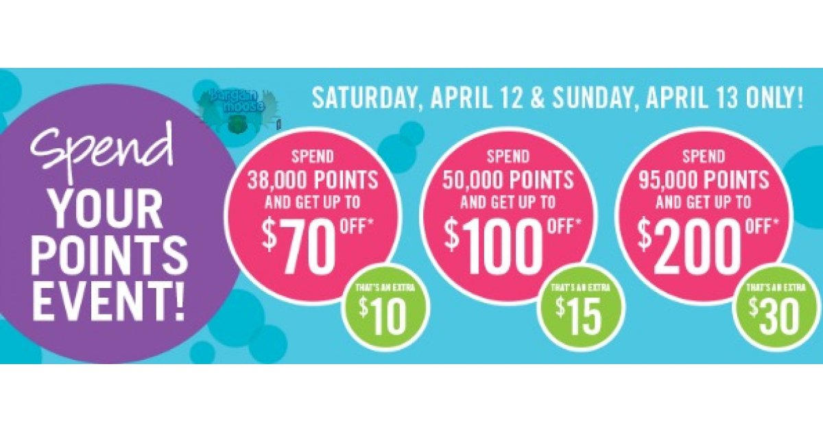 Shoppers Drug Mart: Spend Your Points Event & Bonus Redemption