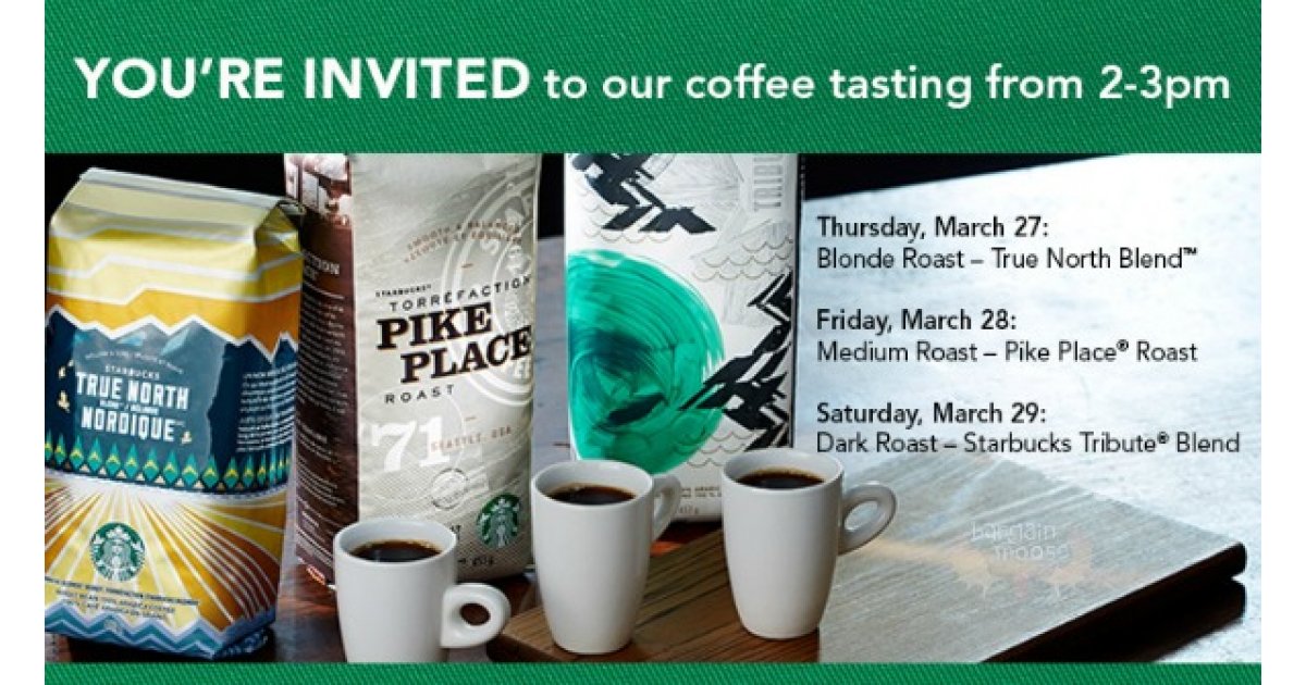 Starbucks Canada Freebie: Find Your Perfect Roast - Free Coffee Samples