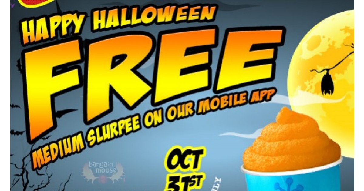 7-Eleven Canadian Freebie: Free Halloween Slurpee
