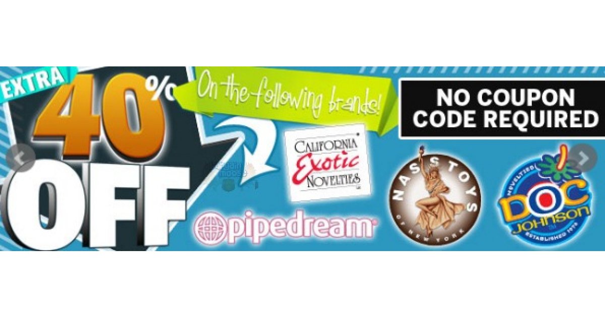 Pink Cherry Canada: Additional 40% off 4 Brands (18+)