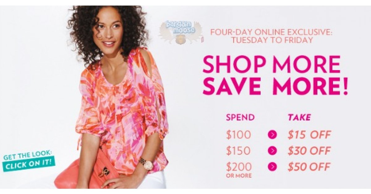 Reitmans Canada Promo Code: Save $15 - $50