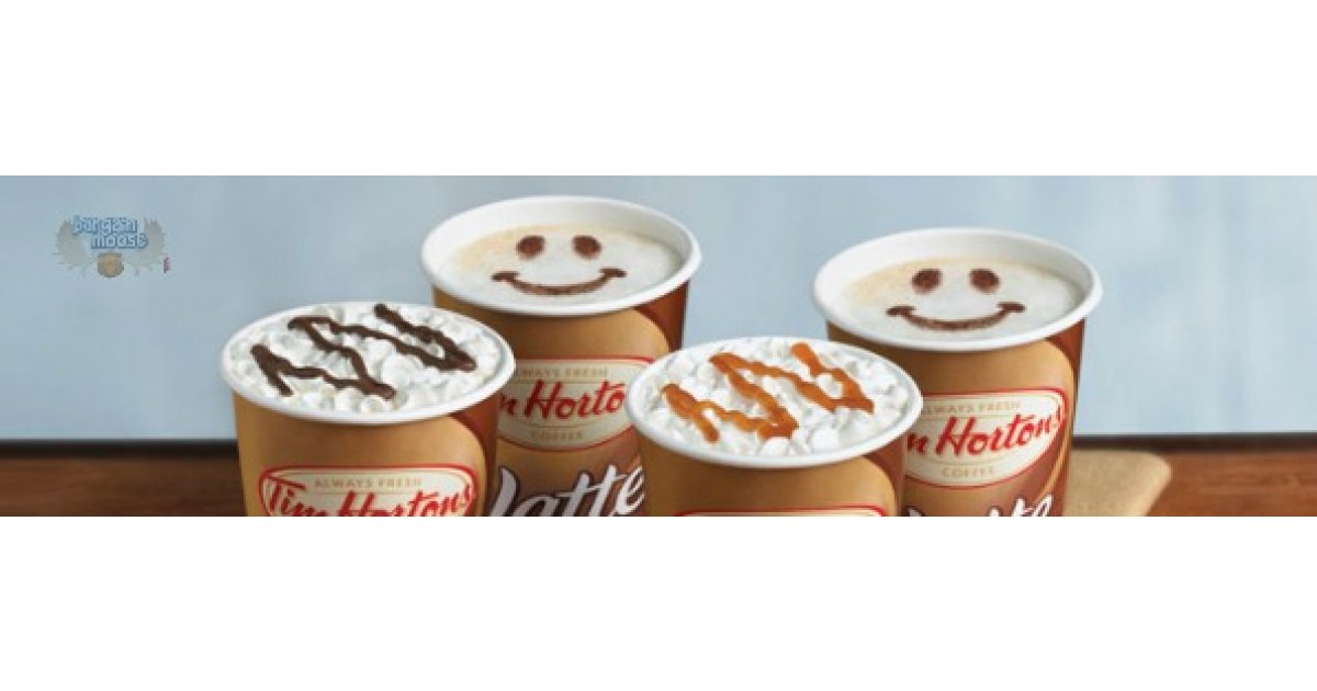 Tim Hortons: $1 Small Café Mocha, Latte or Classic French Vanilla