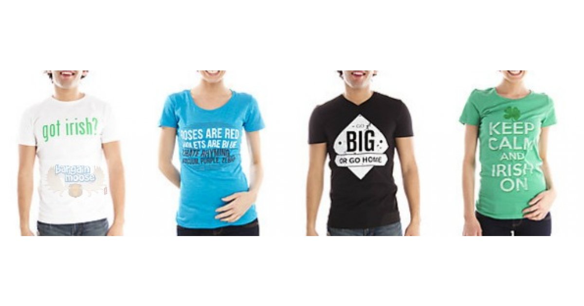 Bluenotes Canada: Men's & Women's Graphic Tees 2 for $10