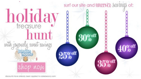 Cake Beauty: Holiday Treasure Hunt Up To 40% Off