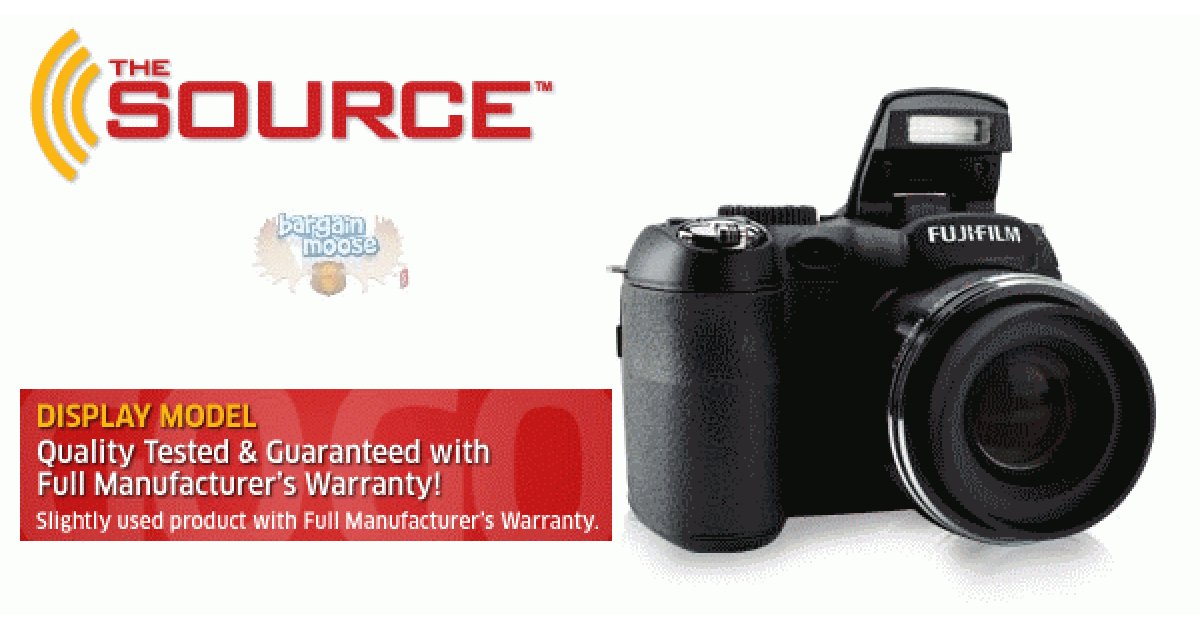 The Source: Fuji Finepix S1800 Digital Camera $149.96 (Reg $249.99)