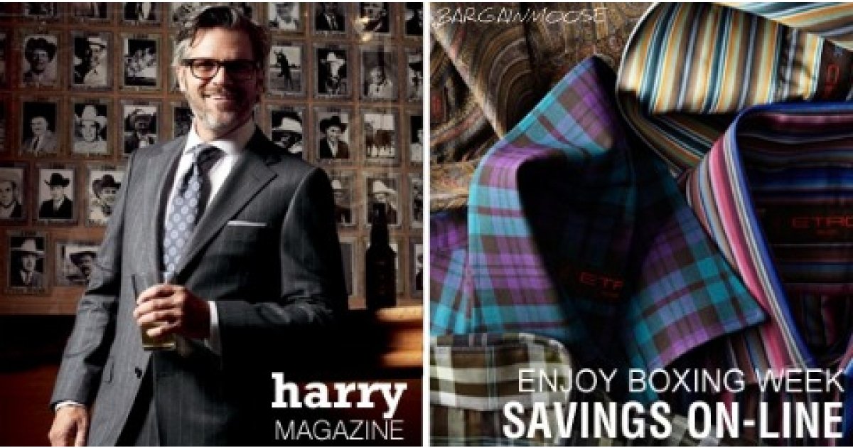 Harry Rosen: Boxing Week Sales Continue