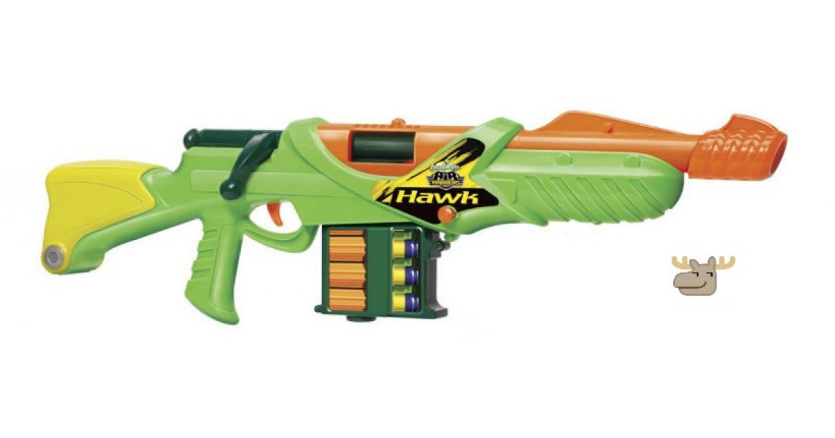 Hawk Blaster Was $18 | Now $8 & Other Dart Blasters @ Walmart Canada