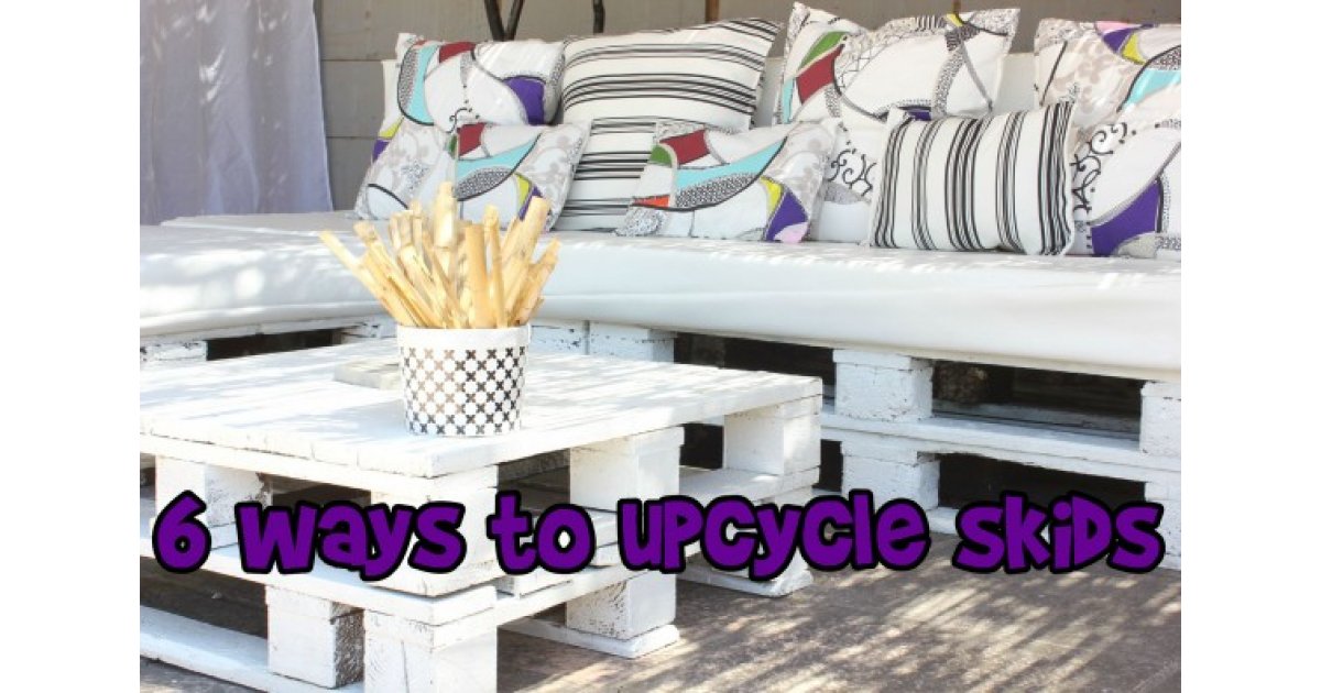 Great Ways To Upcycle Wooden Skid Pallets