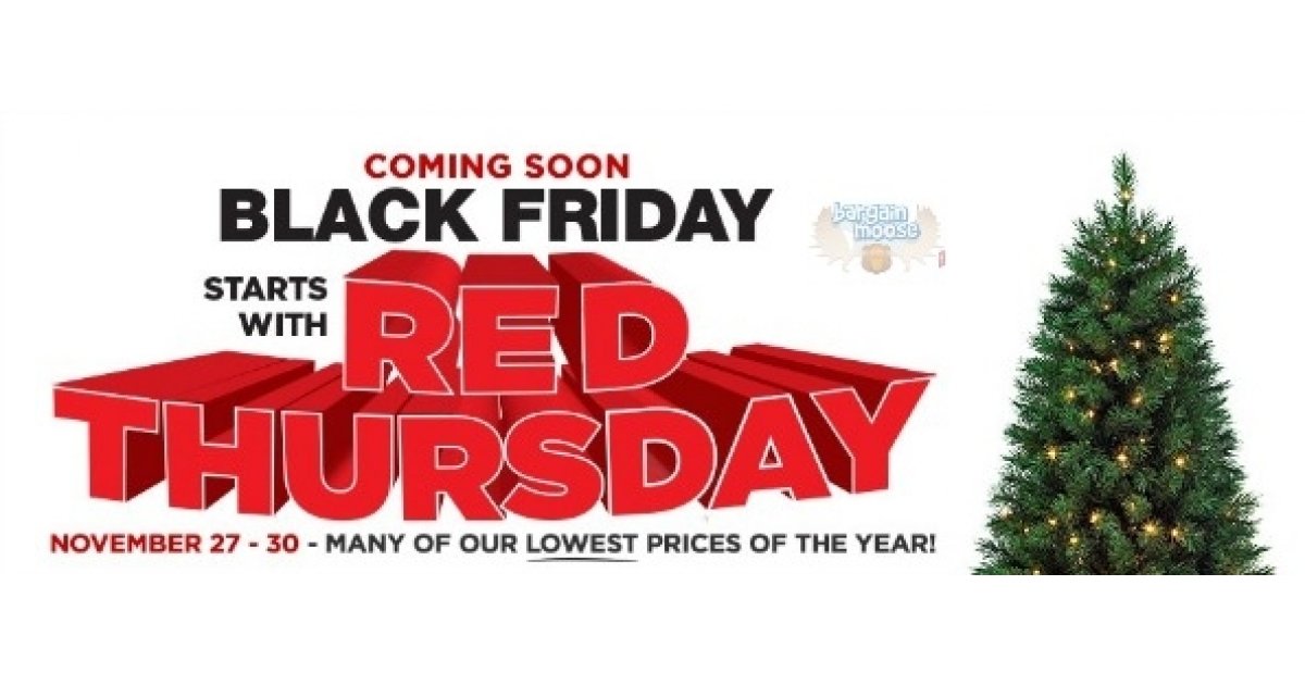 Canadian Tire Red Thursday & Black Friday Flyer Released! (EXPIRED)