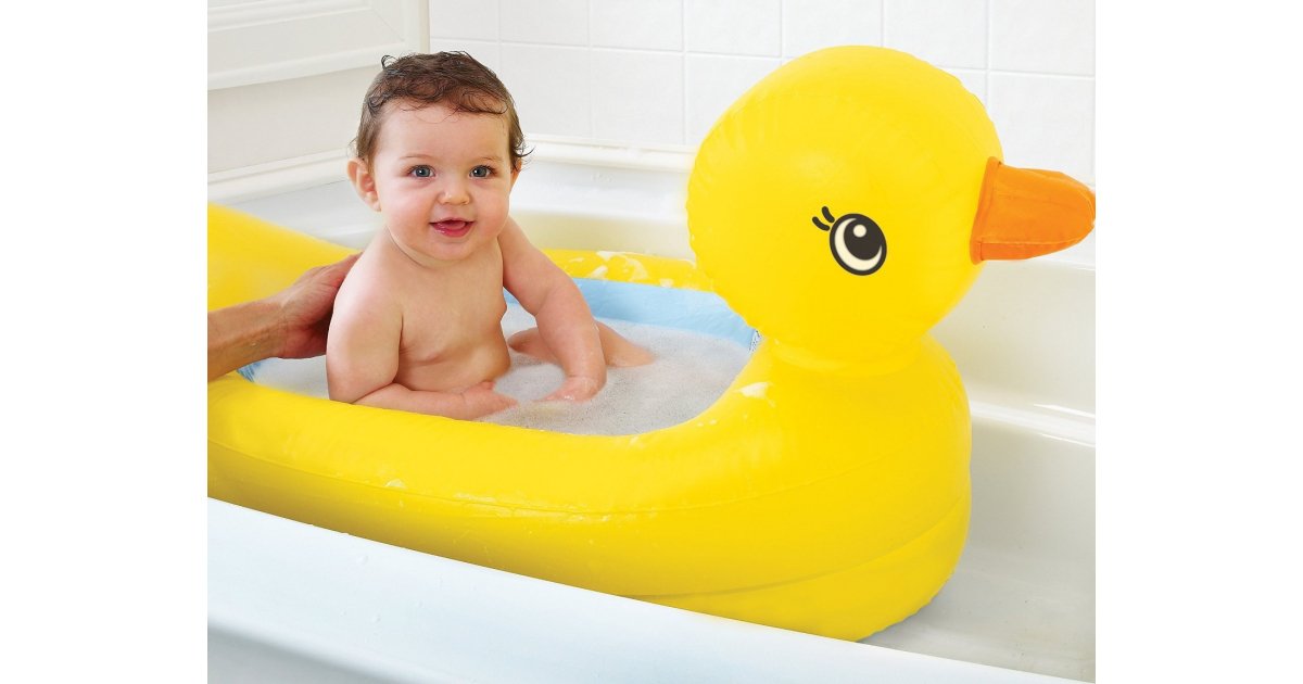 Munchkin White Inflatable Duck Tub For $15 @ Amazon.ca
