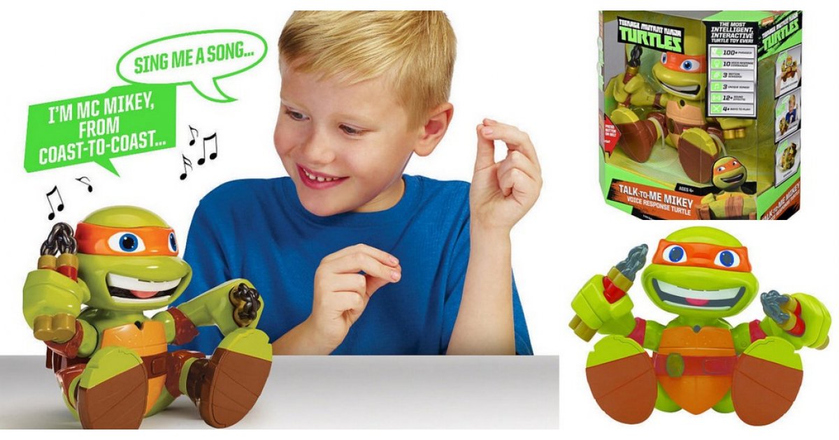 NEW! Exclusive Teenage Mutant Ninja Turtles Talk-to-Me Mikey @ Toys R ...