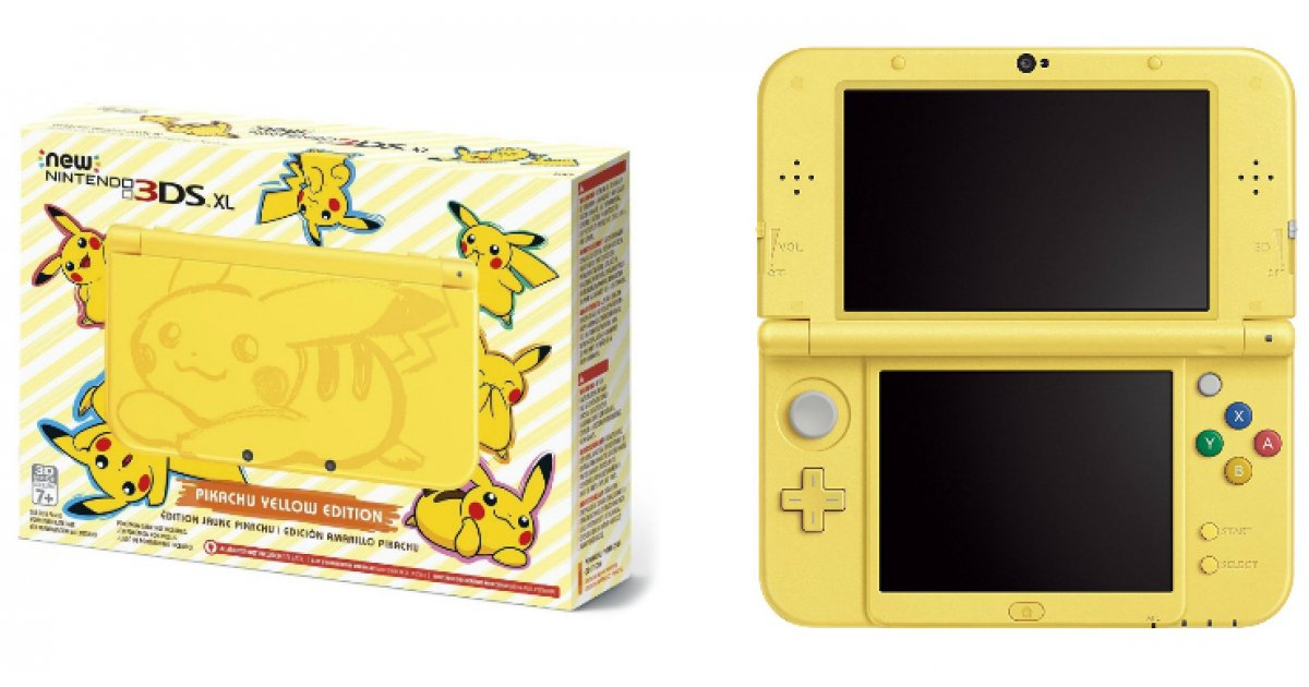 Pikachu Yellow Edition New Nintendo 3DS For Pre-Order @ Amazon Canada