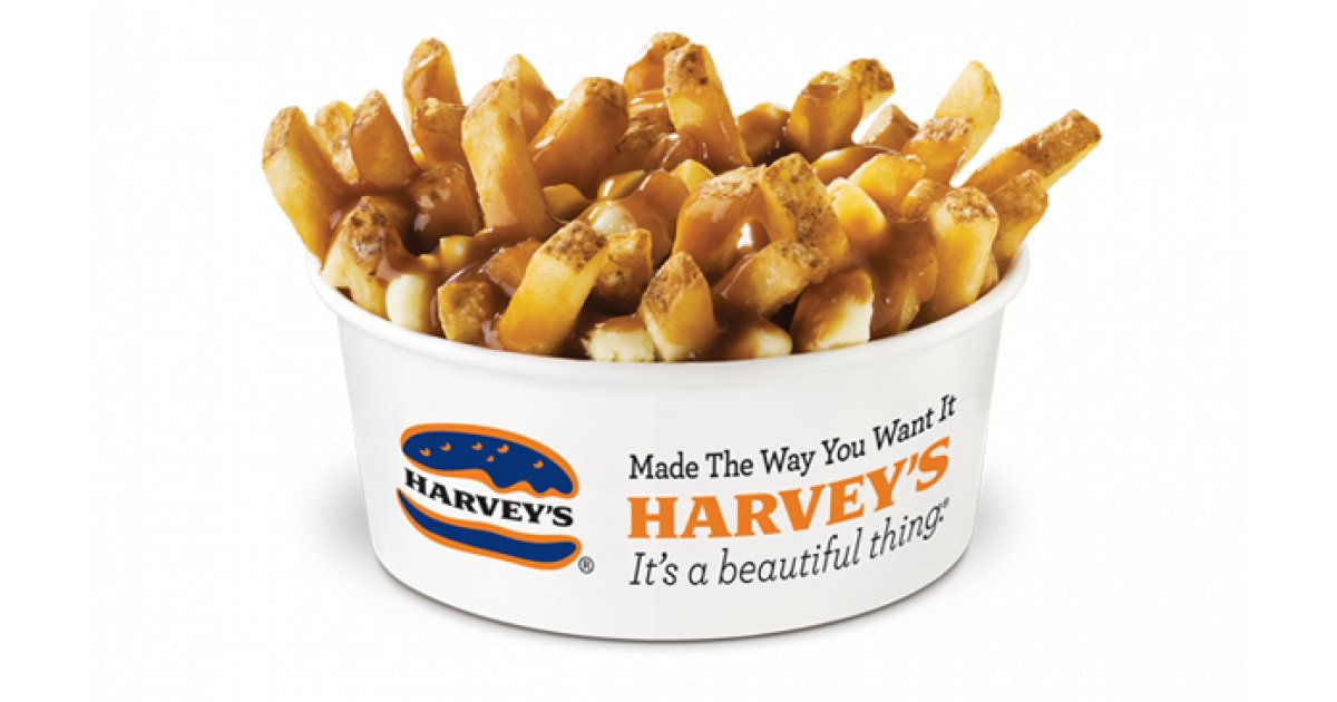 $3.99 Poutine & Drink @ Harvey's Canada