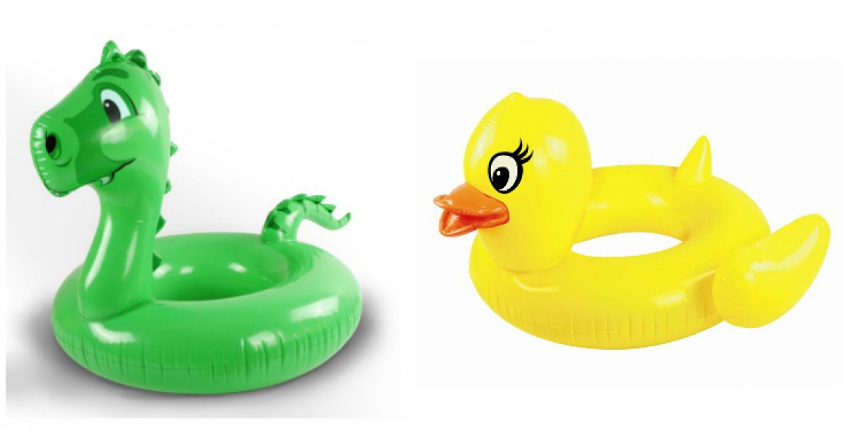 Giant Dinosaur or Duck Pool Float $12 @ Chapters Indigo