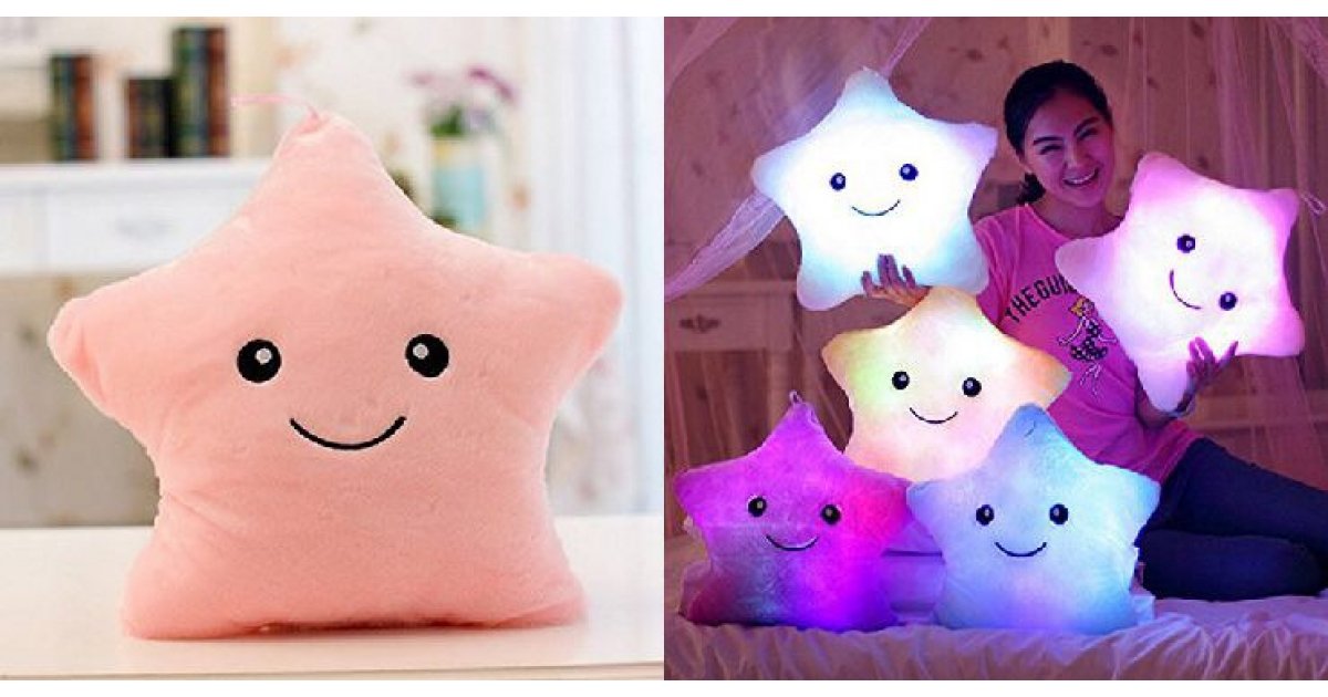 LED Lucky Star Pillows $10 @ Amazon.ca Seller