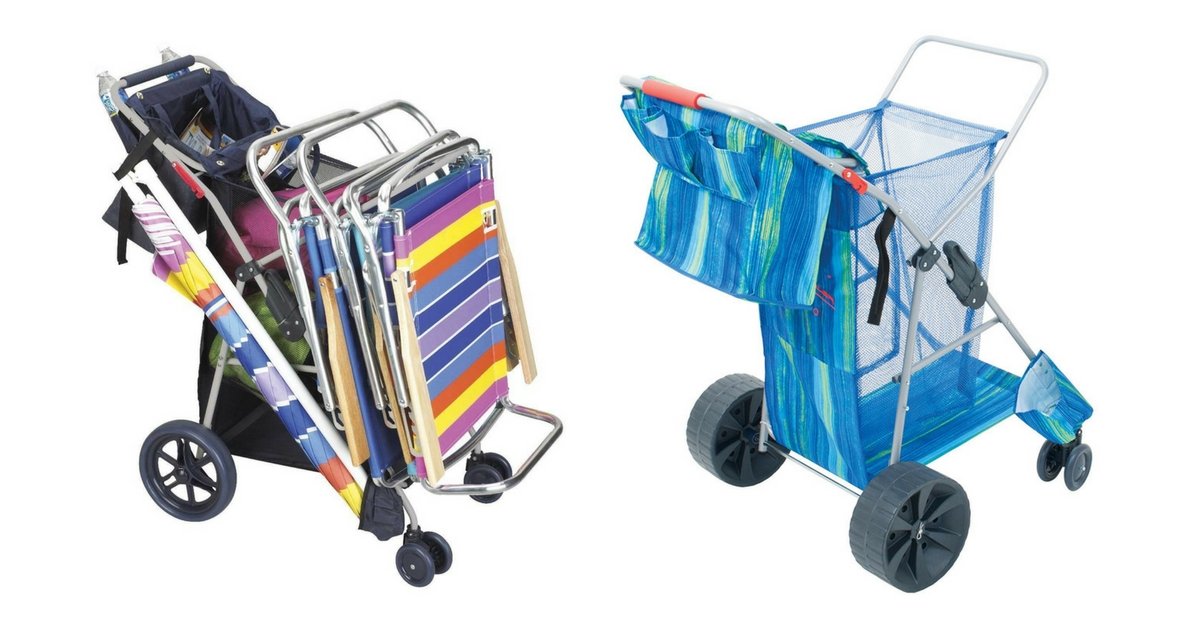 Rio Brands Wonder Wheeler Beach Carts from $87.42