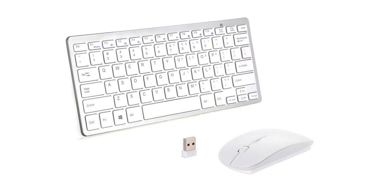 Slim 2.4Ghz Wireless Keyboard and Mouse Combo $14.99 @ 123ink