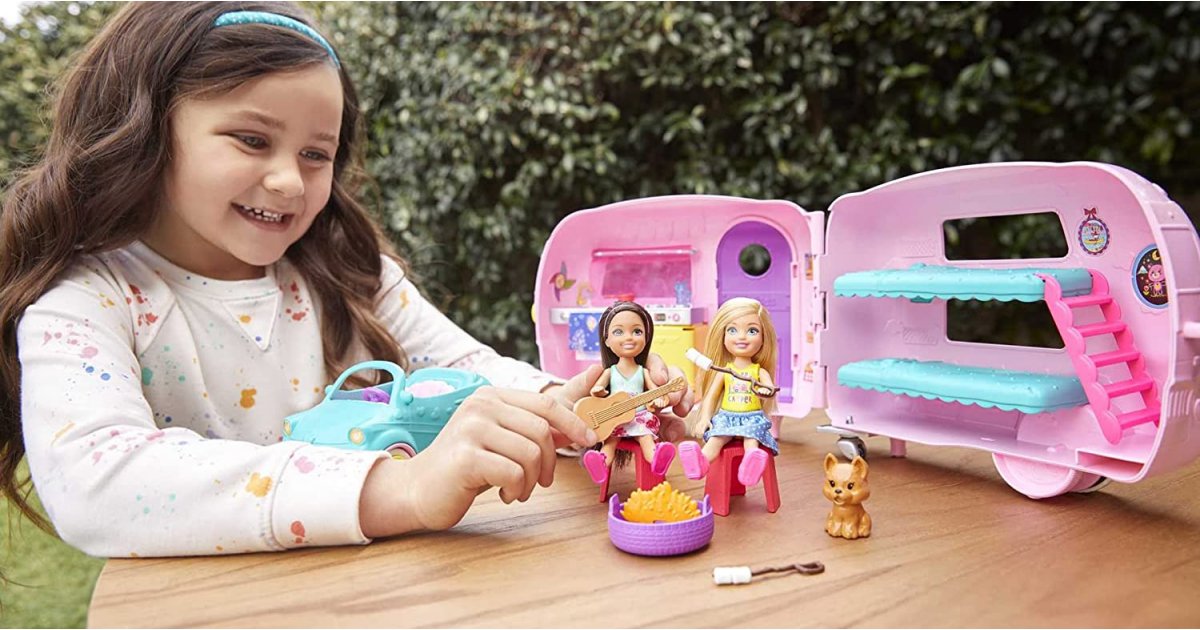 Barbie Club Chelsea Camper Playset with Chelsea Doll & More $24 @ Amazon