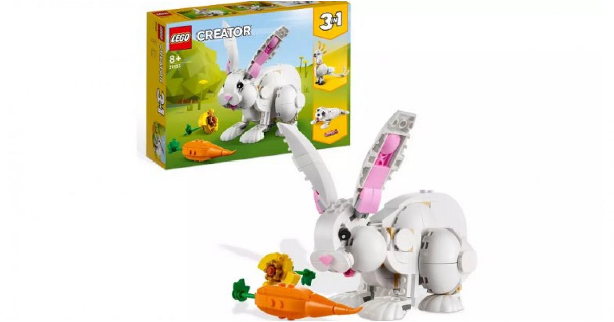 LEGO Creator 3 in 1 White Rabbit Set $20.77 @ Amazon