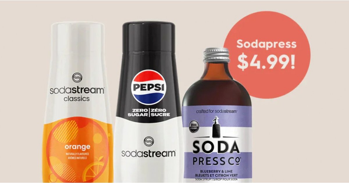 SodaStream – Up to 50% Off Classic Drink Mixes (from $4.99)