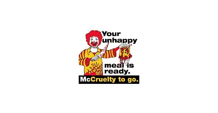 PETA's McCruelty Campaign Takes on McDonalds for Halloween!
