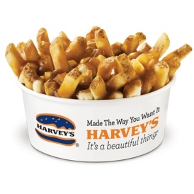 $3.99 Poutine & Drink @ Harvey's Canada